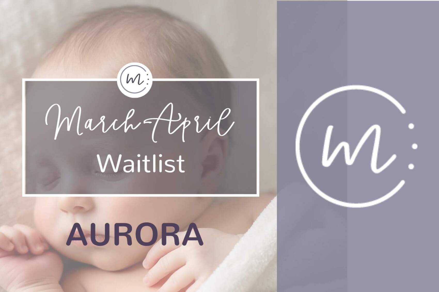NEW! AURORA MARCH-APRIL 2026 WAITLIST | Mommy Connections York Region